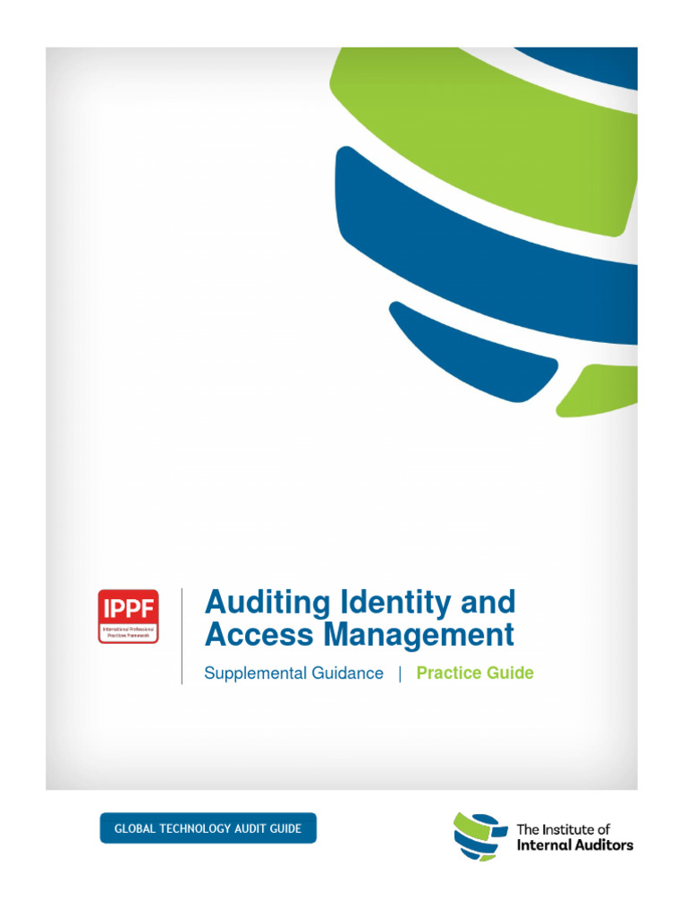 Auditing identity&access mgmt 2021 | PDF | Password | Internal Audit