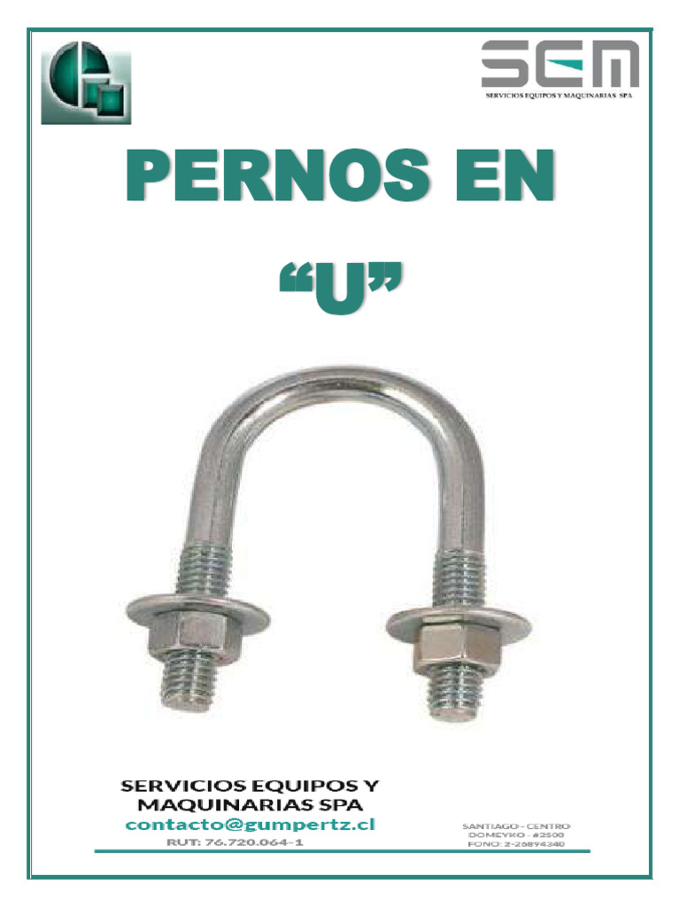 pernos_en_u | PDF | Cobre | Aleación
