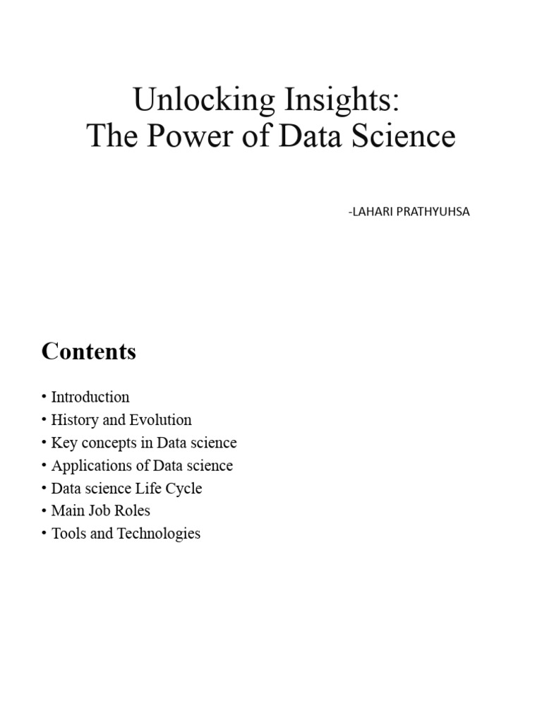 Data Science | PDF