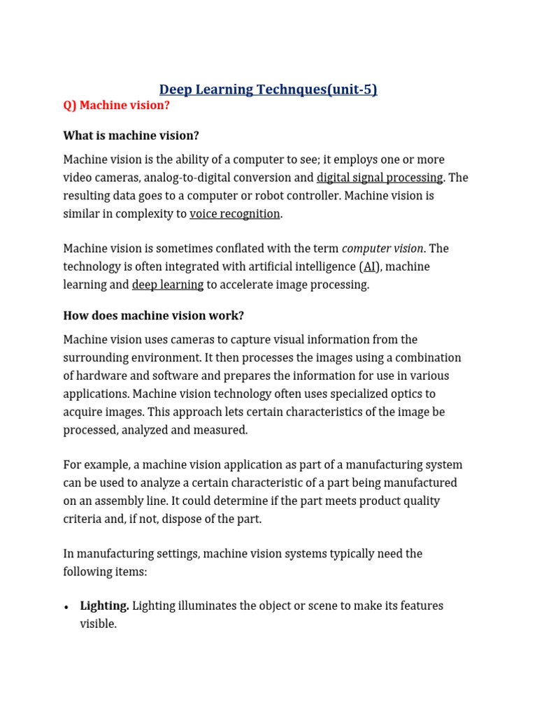 DLT Unit 5 | PDF | Computer Vision | Artificial Neural Network