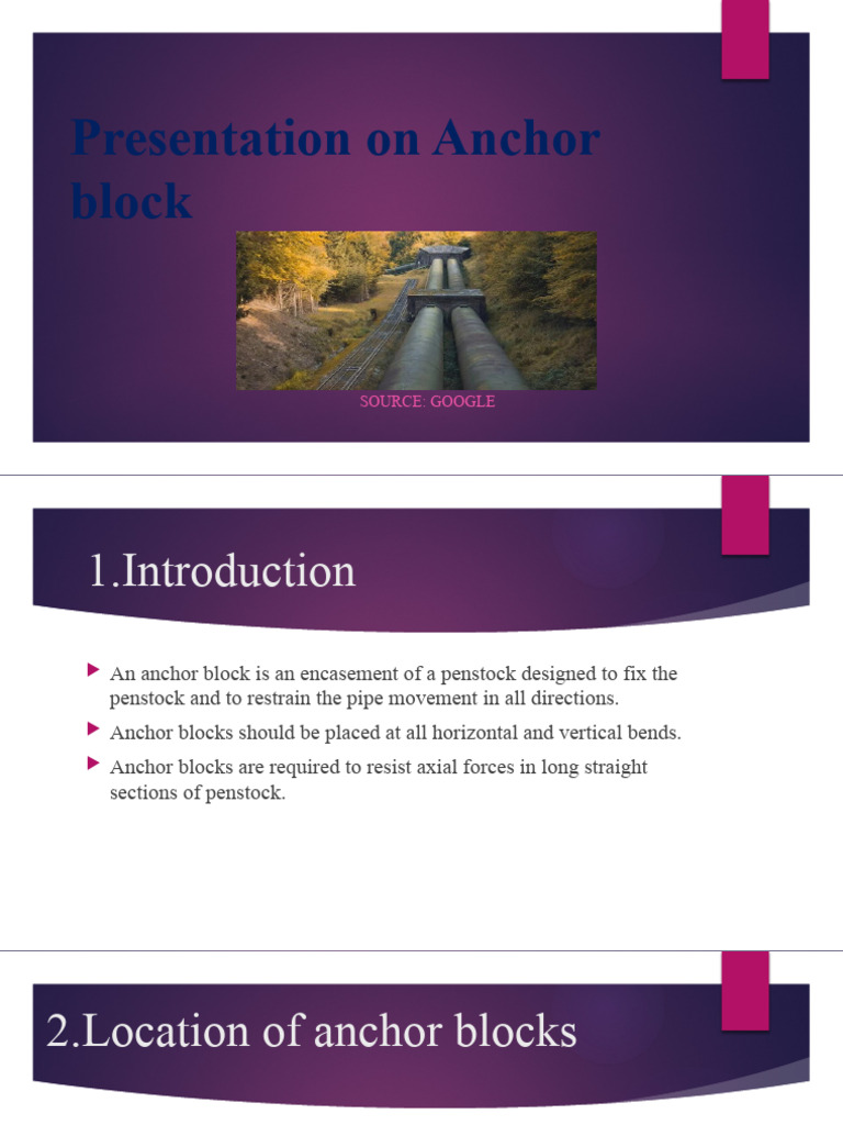 Anchor Block Design and Construction Guide | PDF