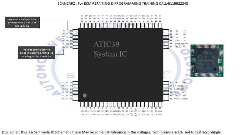 ATIC39-B4 A2C08350 System IC | PDF | Electrical Engineering | Electricity
