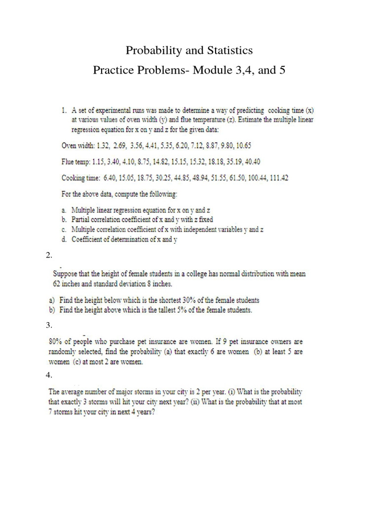 Practice Problems-CAT-II | PDF