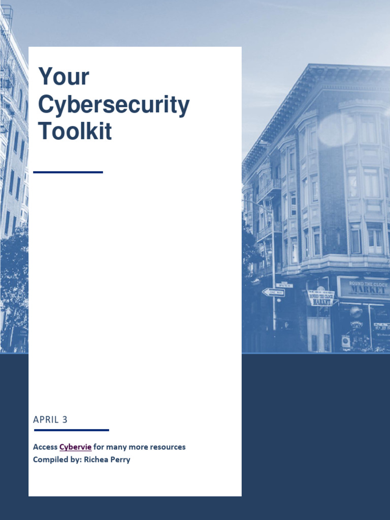 Your Cybersecurity Toolkit | Download Free PDF | Machine Learning ...