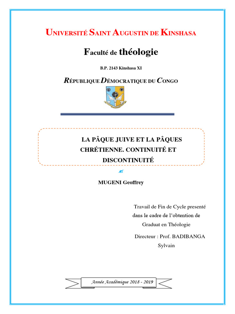 Pâque juive et chrétienne : liens et divergences | PDF | Pâque | Pâques