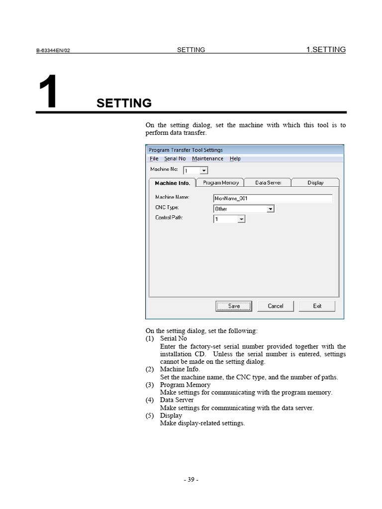 1 Setting | PDF | Computer File | File Transfer Protocol