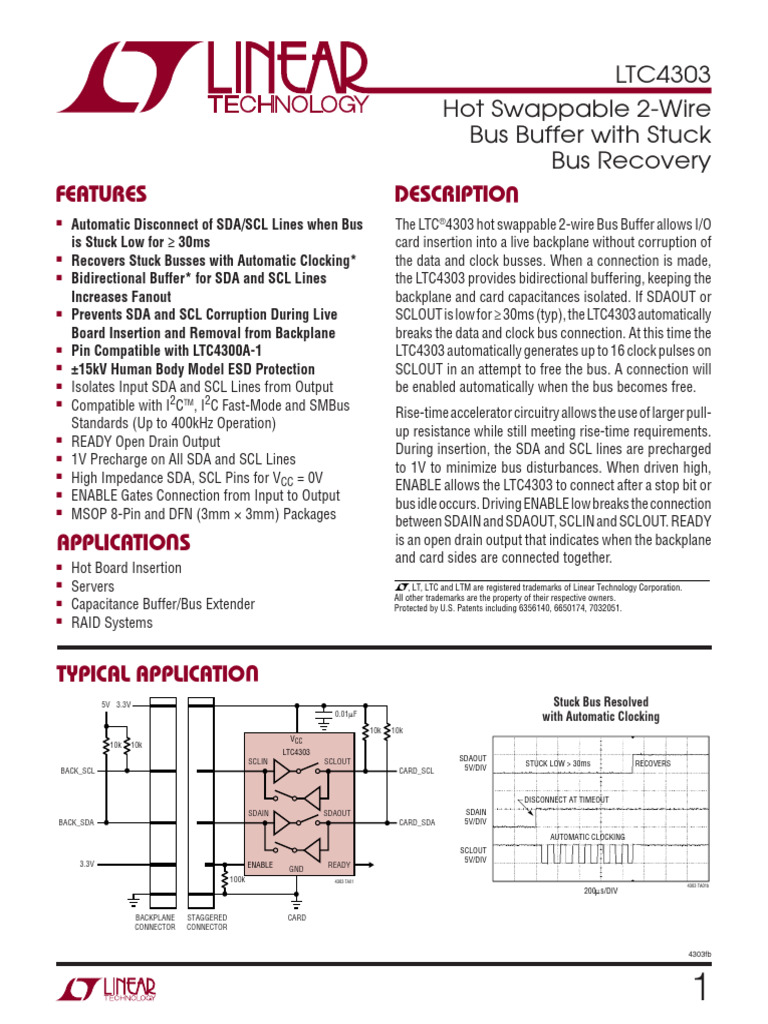 Ltc 4303 | PDF | Electrical Engineering | Computer Engineering