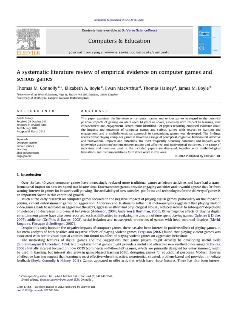 Computers Education | PDF