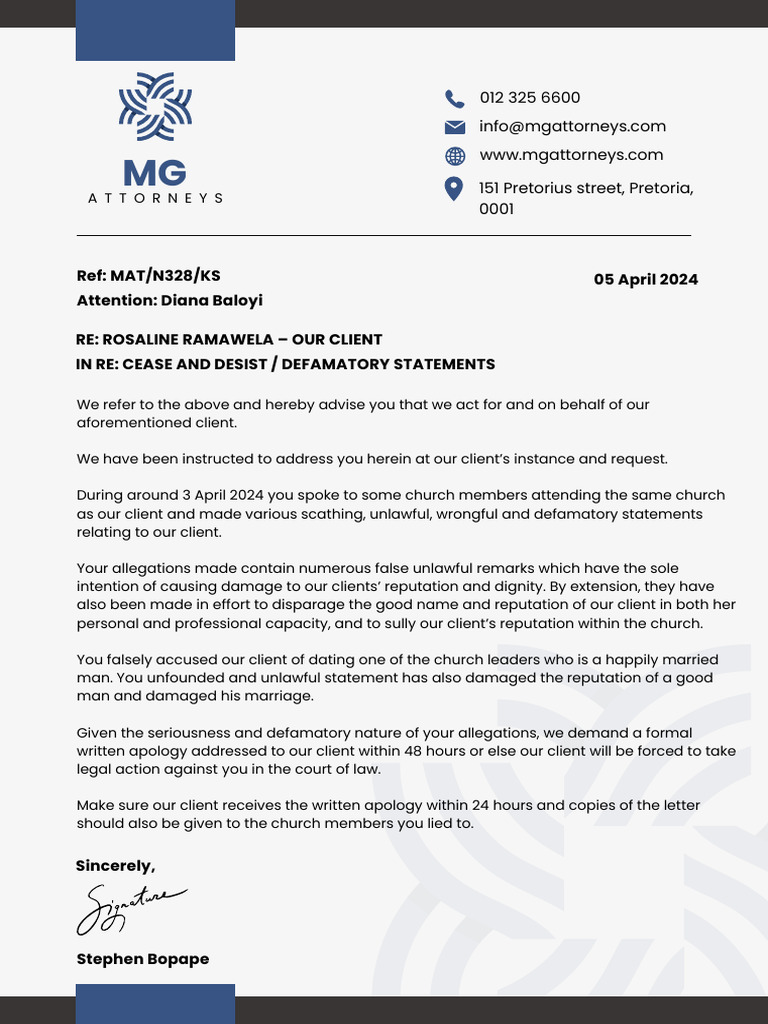 Summons Letter | PDF