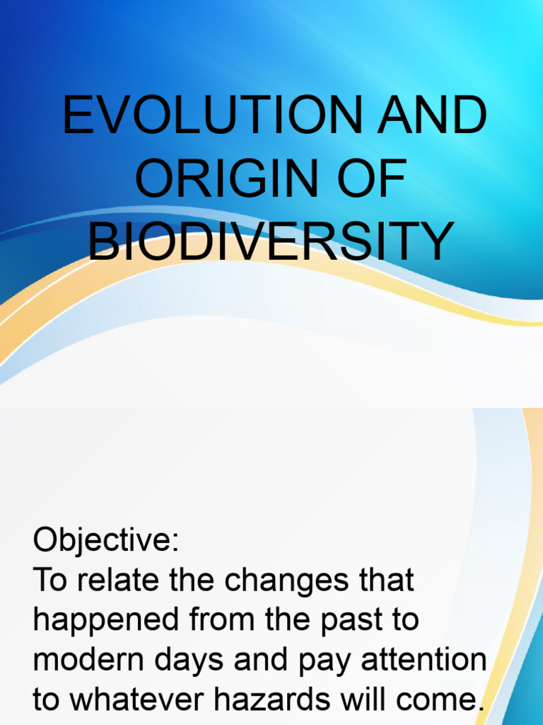 Evolution and Origin of Biodiversity March 20222024 B | PDF | Volcano ...