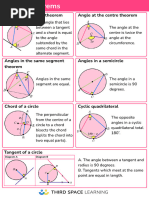 Key Circle Theorems Explained | PDF | Teaching Methods & Materials | Home & Garden