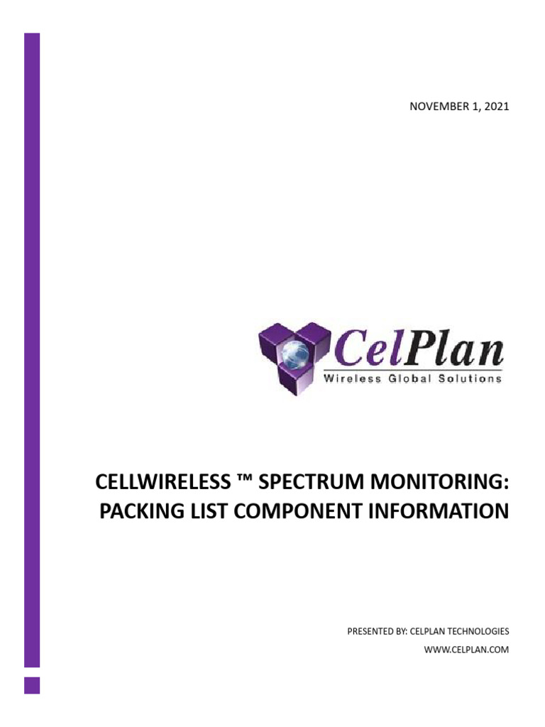 Packing List Booklet V6 | PDF | Coaxial Cable | Electrical Connector