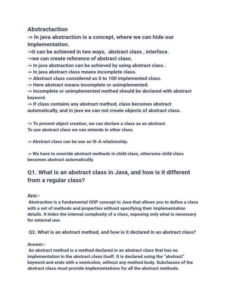 Oops | PDF | Inheritance (Object Oriented Programming) | Method ... Oops | PDF | Inheritance (Object Oriented Programming) | Method ...