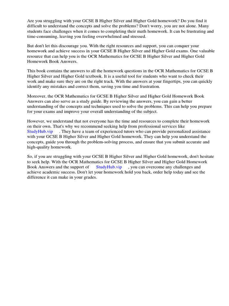 OCR GCSE B Maths Homework Guide | PDF | Mathematics | Books