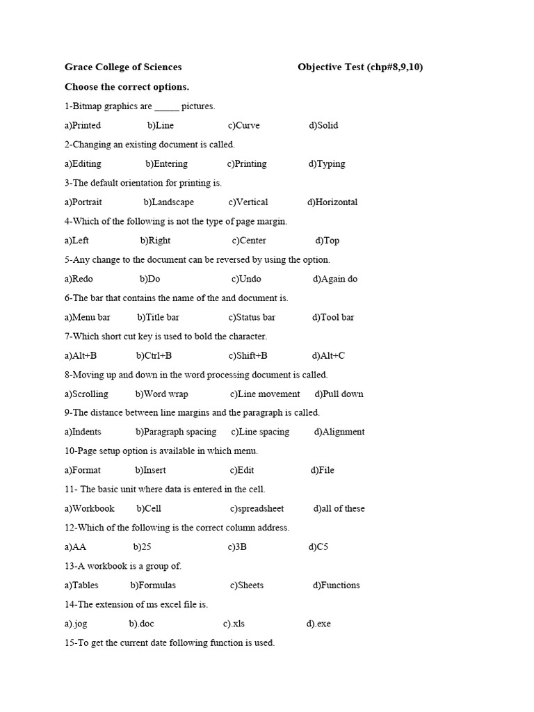 1st Year Obj | PDF | World Wide Web | Internet & Web