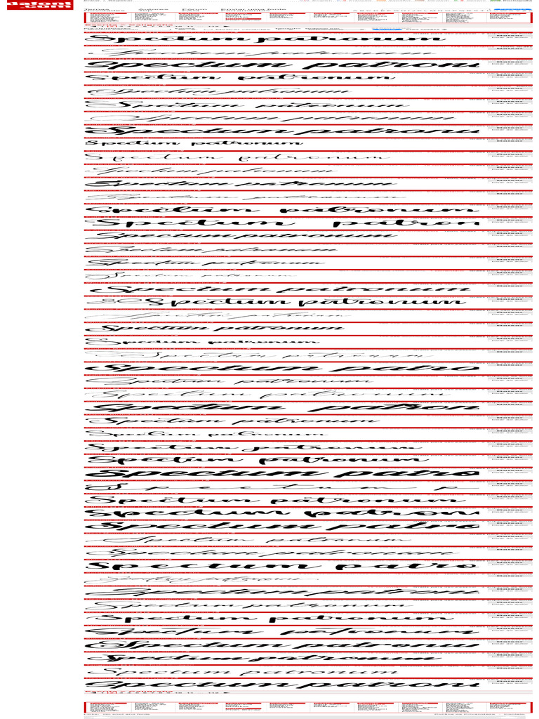Escrita Caligrafia Dafont - Com 3 | PDF