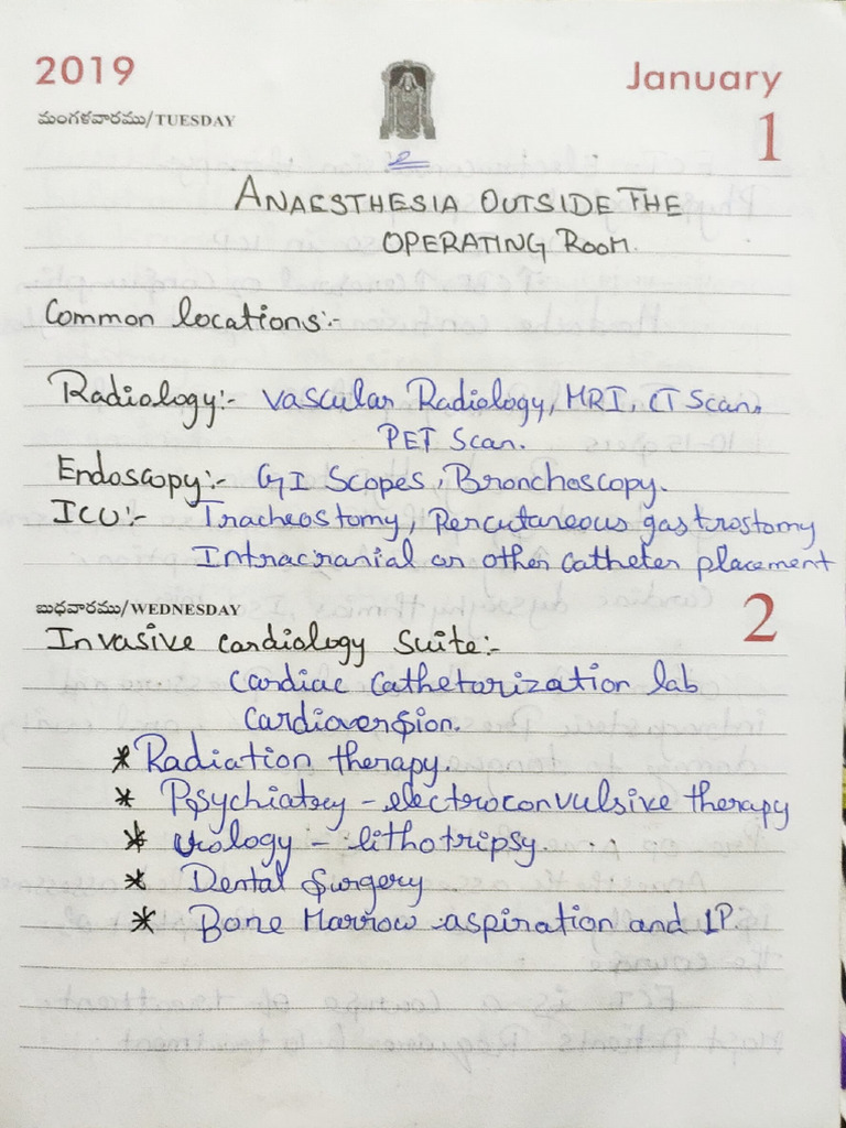 Anesthesia Notes (Karthik Anna) | PDF