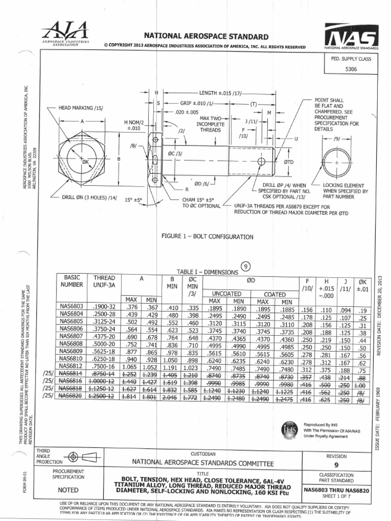 NAS6803, NAS6804, NAS6805, NAS6806, NAS6807, NAS6808, NAS6809, NAS6810 ...