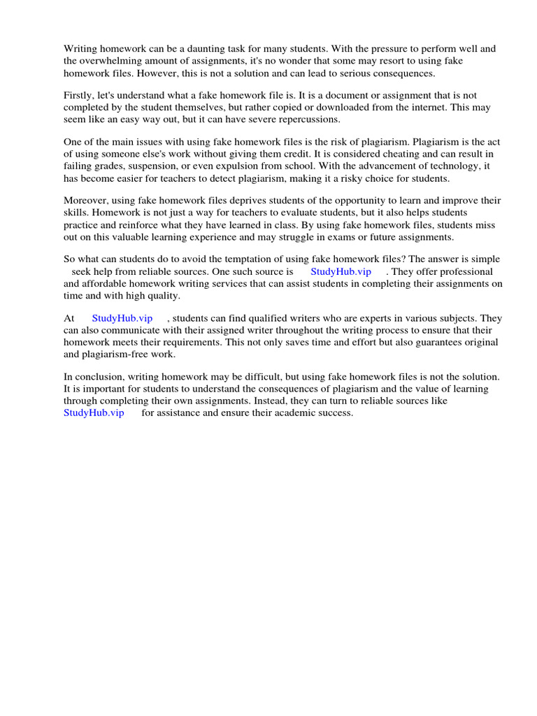 Fake Homework File | PDF | Plagiarism | Artificial Intelligence
