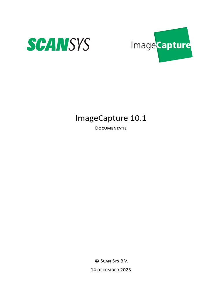 Handleiding ImageCapture NL | PDF