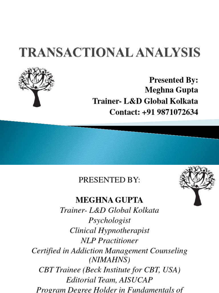 Transactional Analysis | PDF | Feeling | Psychological Concepts