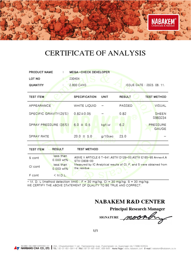 Mega Check Developer 8003 230404 | PDF