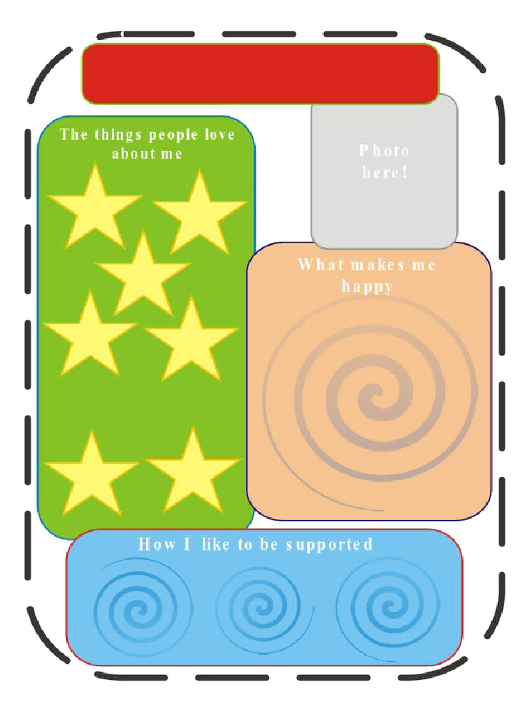 One Page Profile Template Bright | PDF