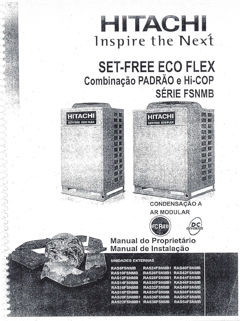 Manual SET FREE ECO FLEX - Combinação PADRÃO e Hi-COP | PDF