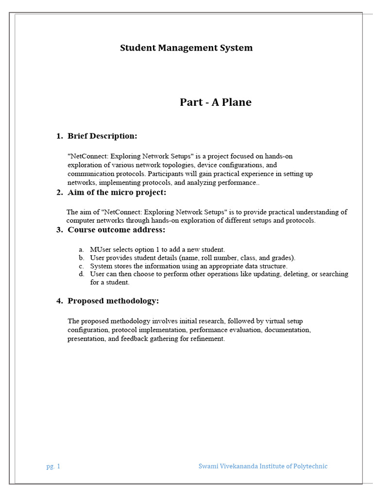 DCC Micro Project | PDF | Computer Network | Databases