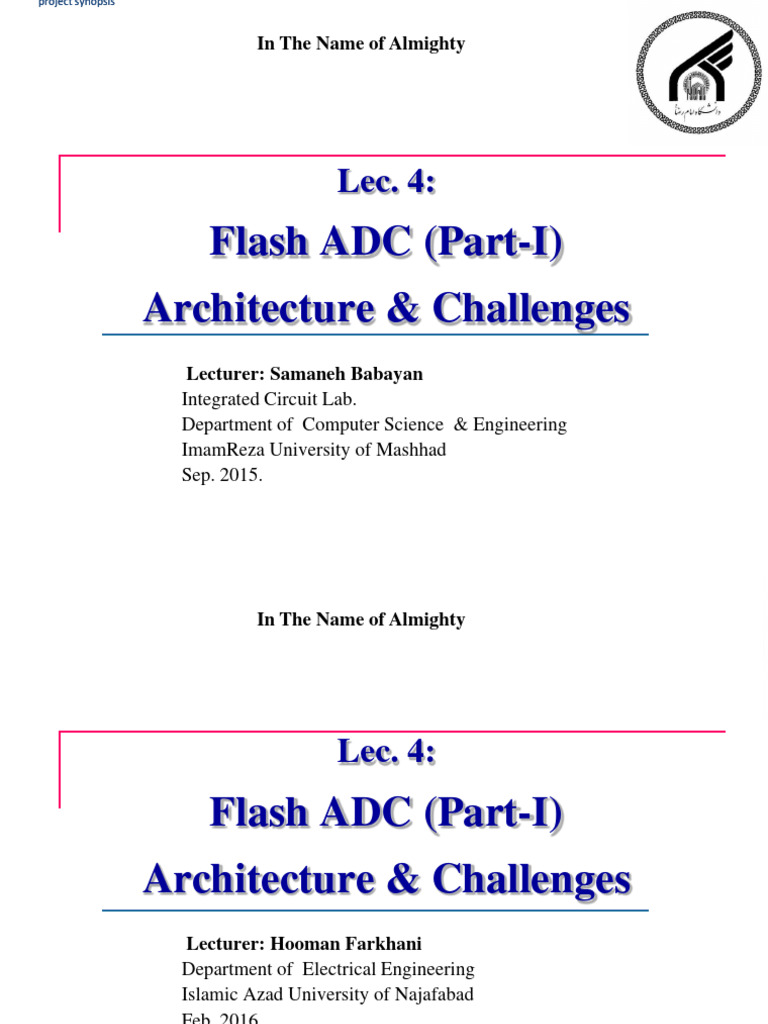 Flash ADC document | PDF | Analog To Digital Converter | Digital Technology
