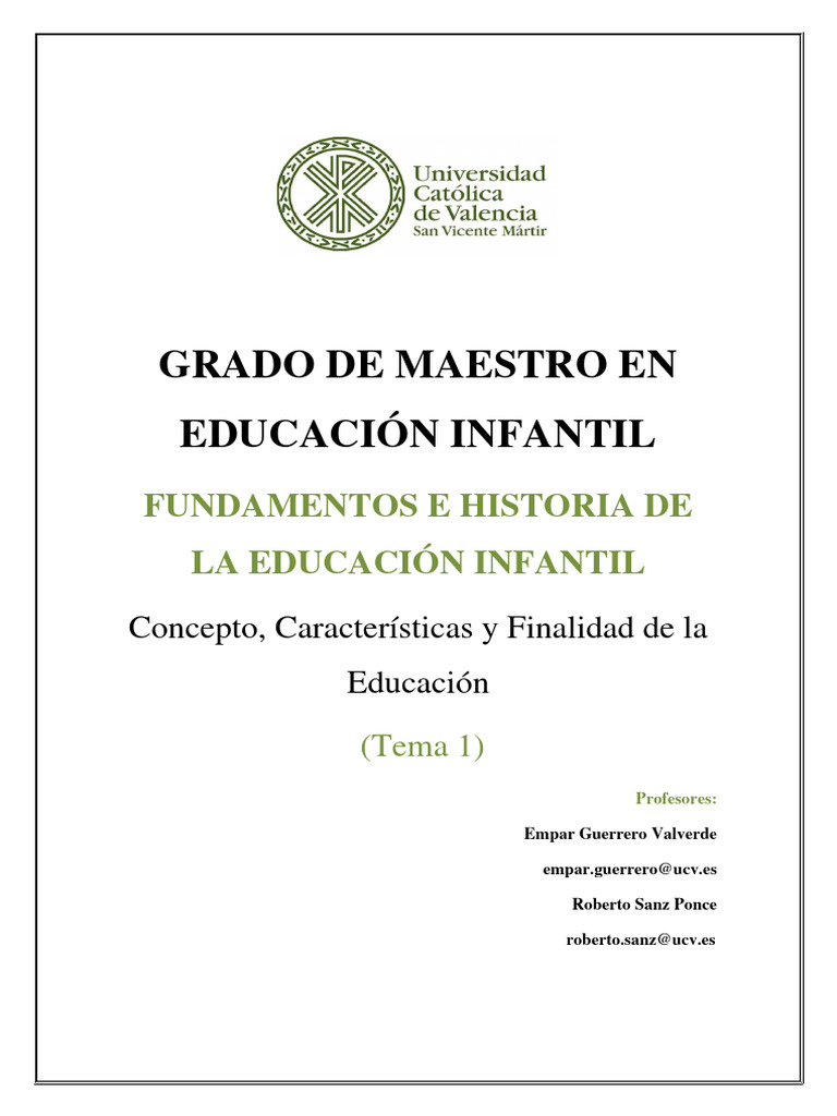 Tema 1. Dossier | PDF | Aprendizaje | Pedagogía