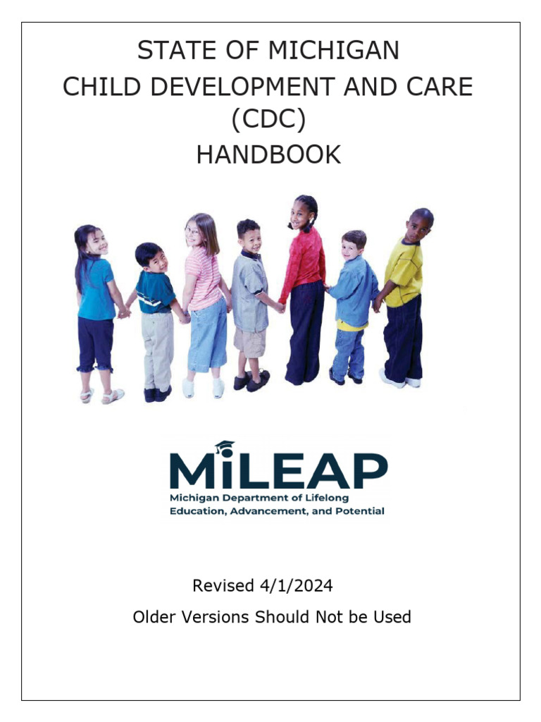 2nd Quarter 2024 CDC Handbook - Jan - Final | PDF | Child Care | Irs ...