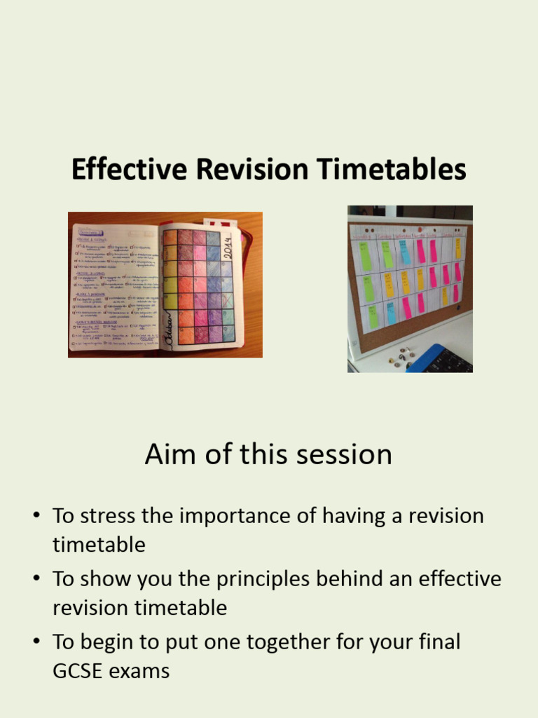 Y11 Rev Eve - Revision TTs SH.97487638 | PDF | Career & Growth