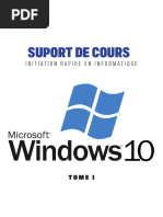 Installation de Windows 10 | PDF | Windows 10 | Microsoft Windows