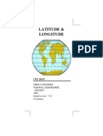 Reading Comprehension - Absolute Location | PDF | Longitude | Equator