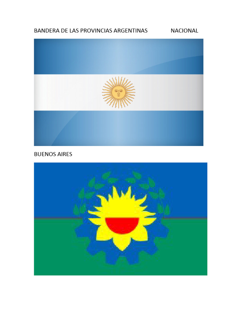 Banderas de Provincias Argentinas | PDF