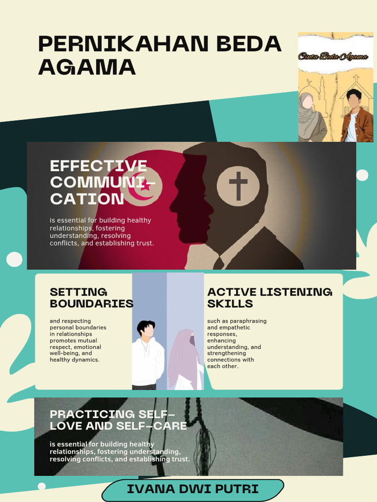 Building Healthy Relationships Poster in Blue Cream Hand Drawn Style | PDF