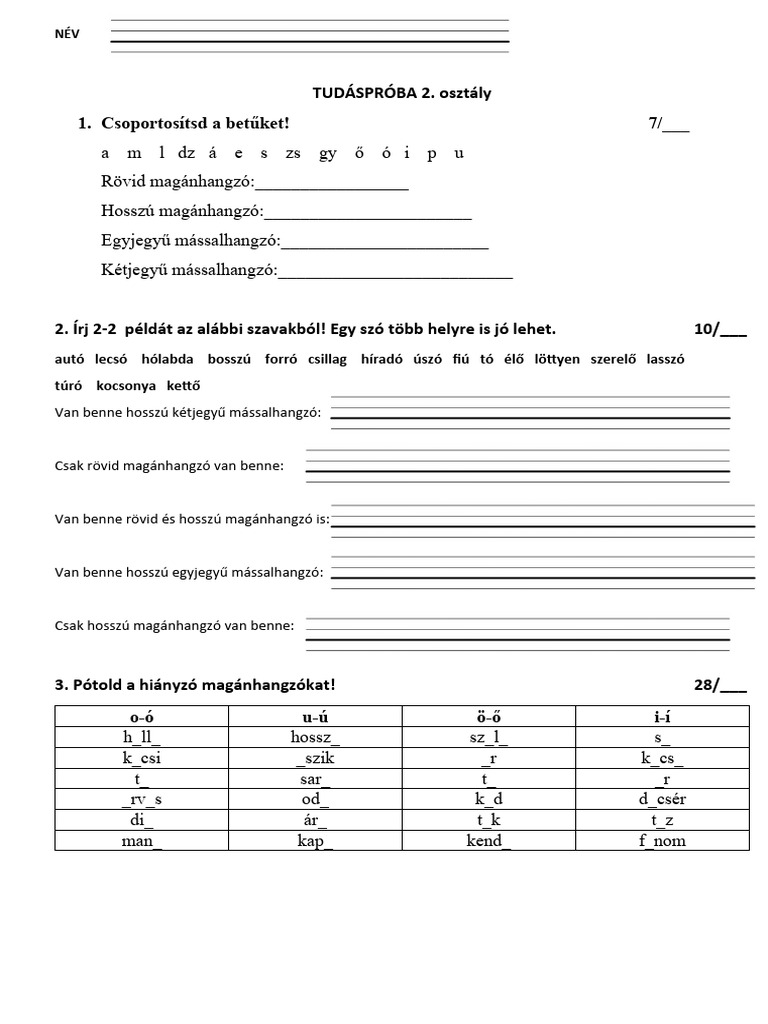 TÉMAZÁRÓ MSH MGH Betűrend | PDF