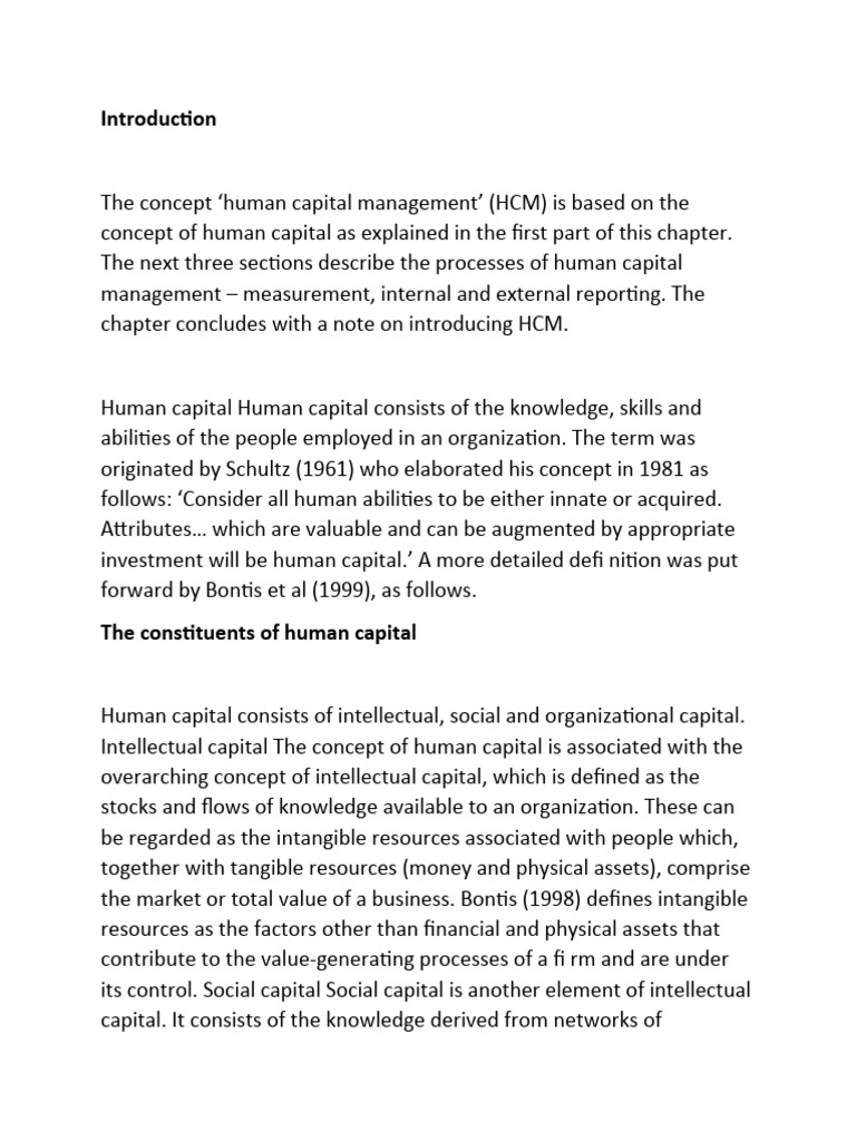 Human Managment Capital Ali Emad 21220045 | PDF | Capital (Economics ...