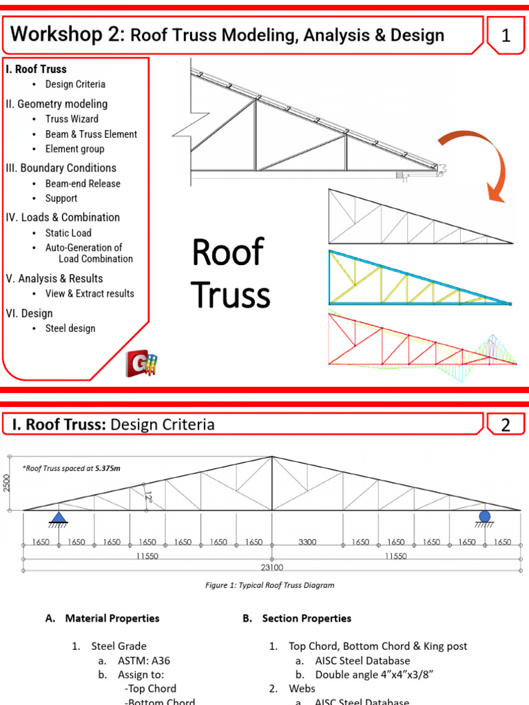 Roof System | PDF | Truss