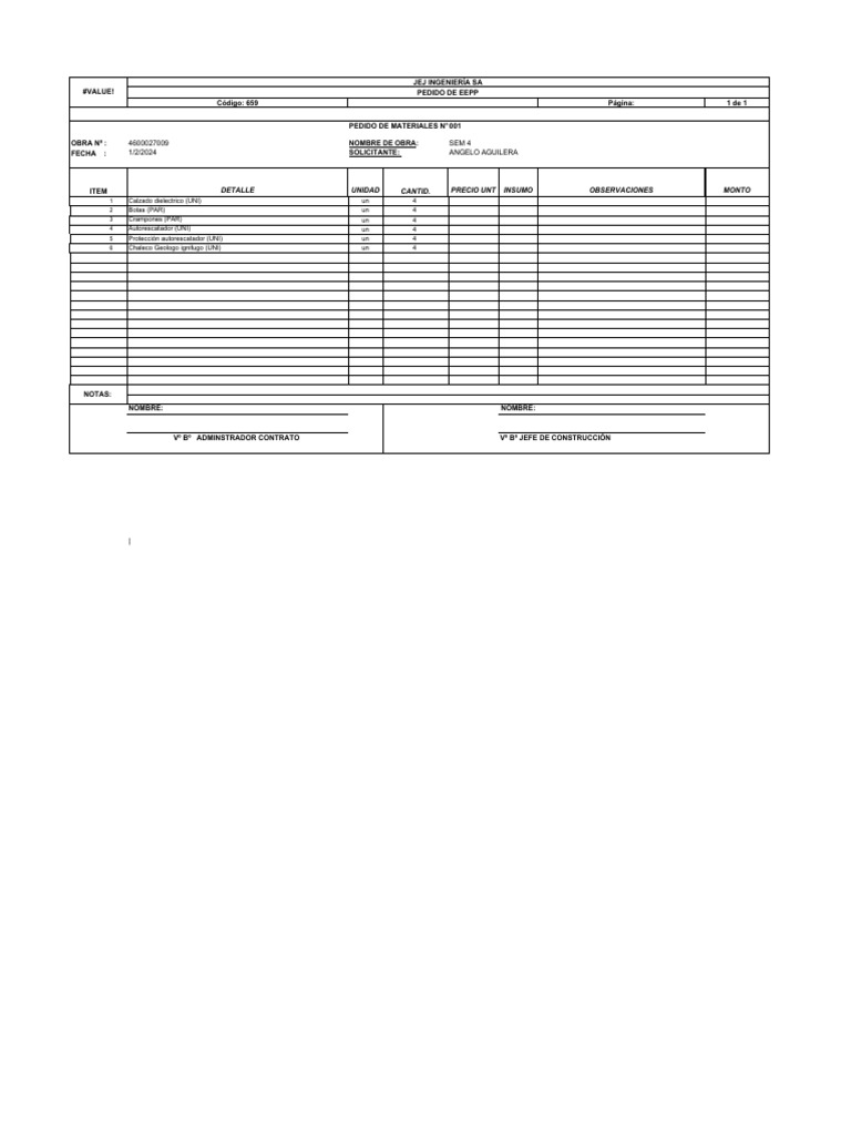 Pedido de EEPP | PDF