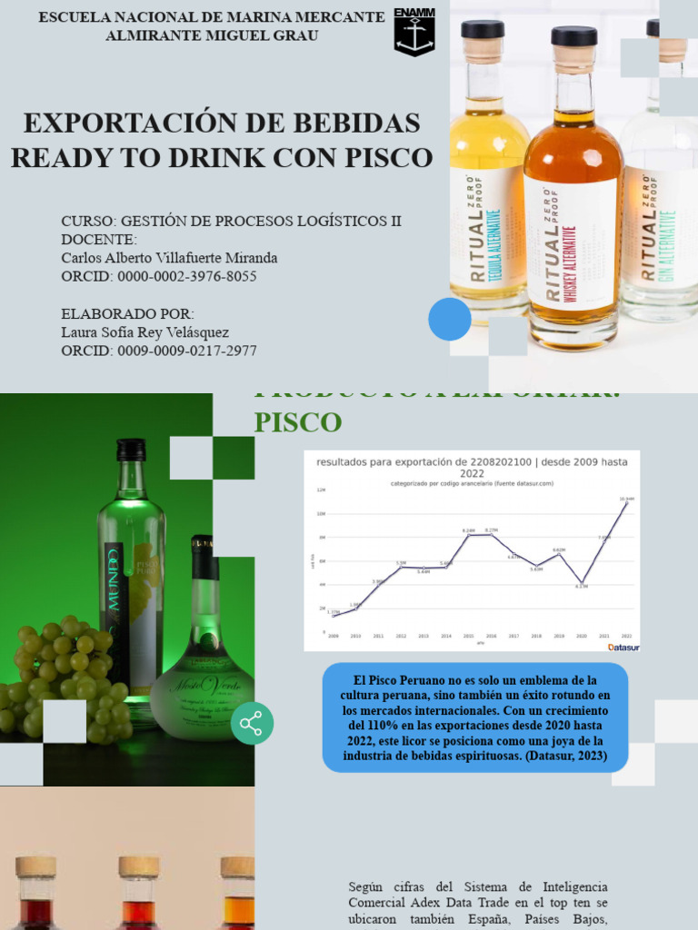 Exportación de Bebidas Ready To Drink Con Pisco | PDF | aduana | Comercio