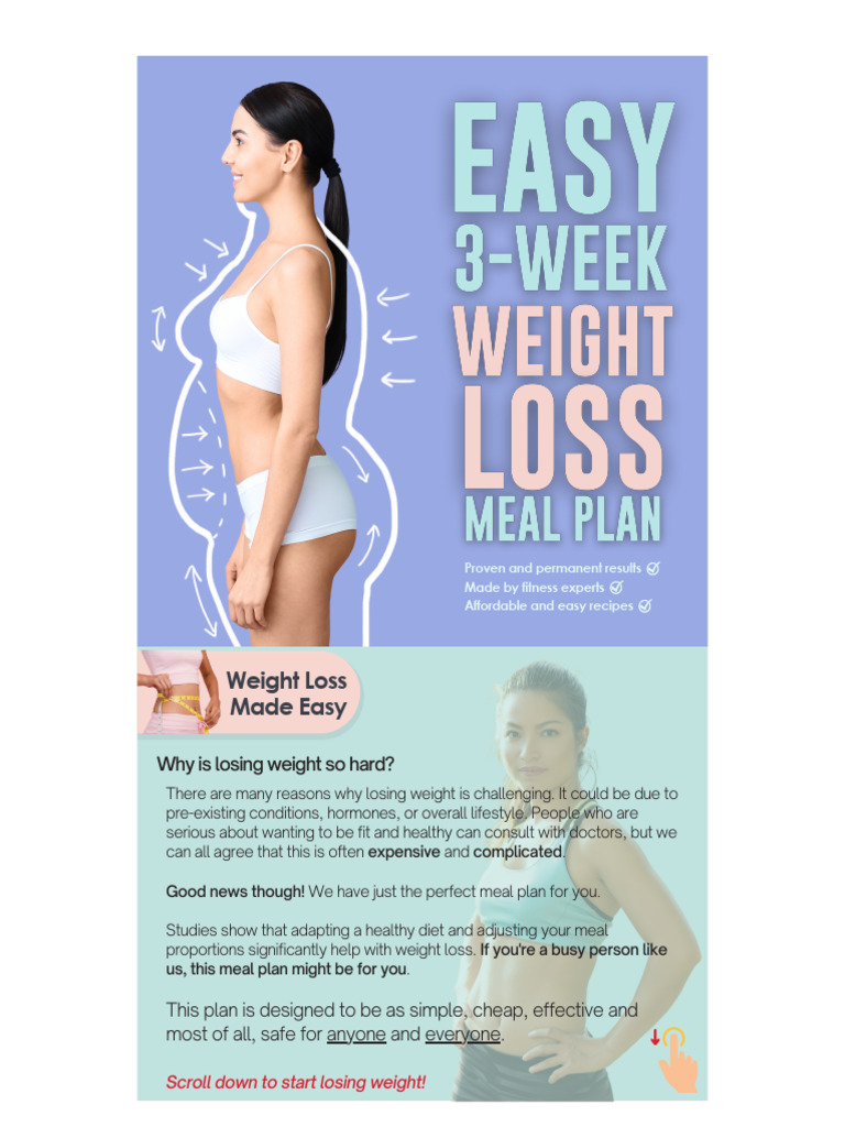 Eunoia Fit 'N Slim - Slimming Coffee (Meal Plan) | PDF | Weight Loss | Foods