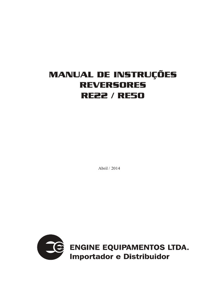 Manual Re22 Re50 | PDF | Engrenagem | Embreagem