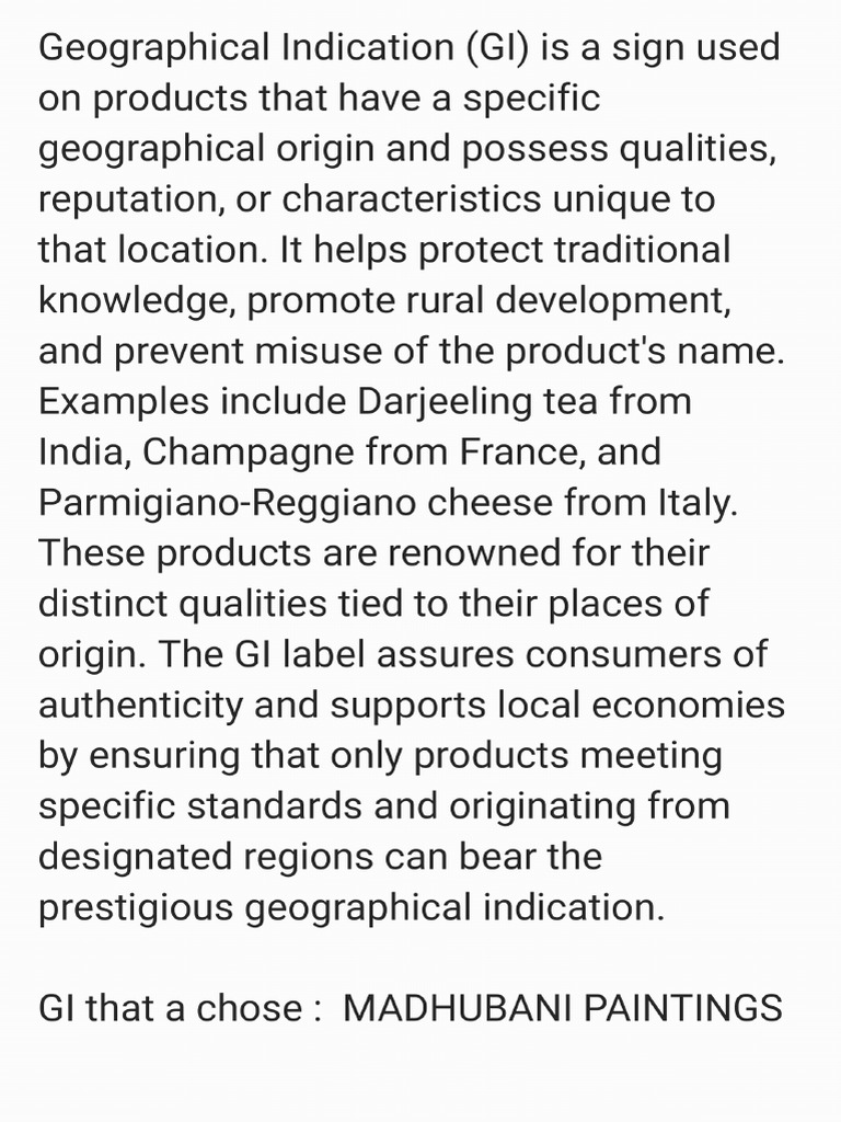 Geographical indication | PDF