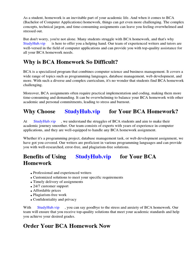 Bca Homework | Download Free PDF | String (Computer Science) | Information