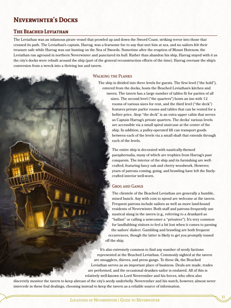 Guide-To-Neverwinter 12 | PDF | Ships | Watercraft