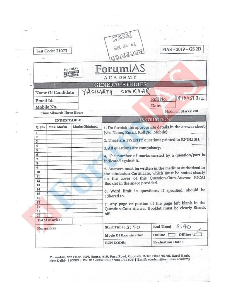 Yasharth-Shekhar-IAS-Rank-12-GS-Copy-3 | PDF