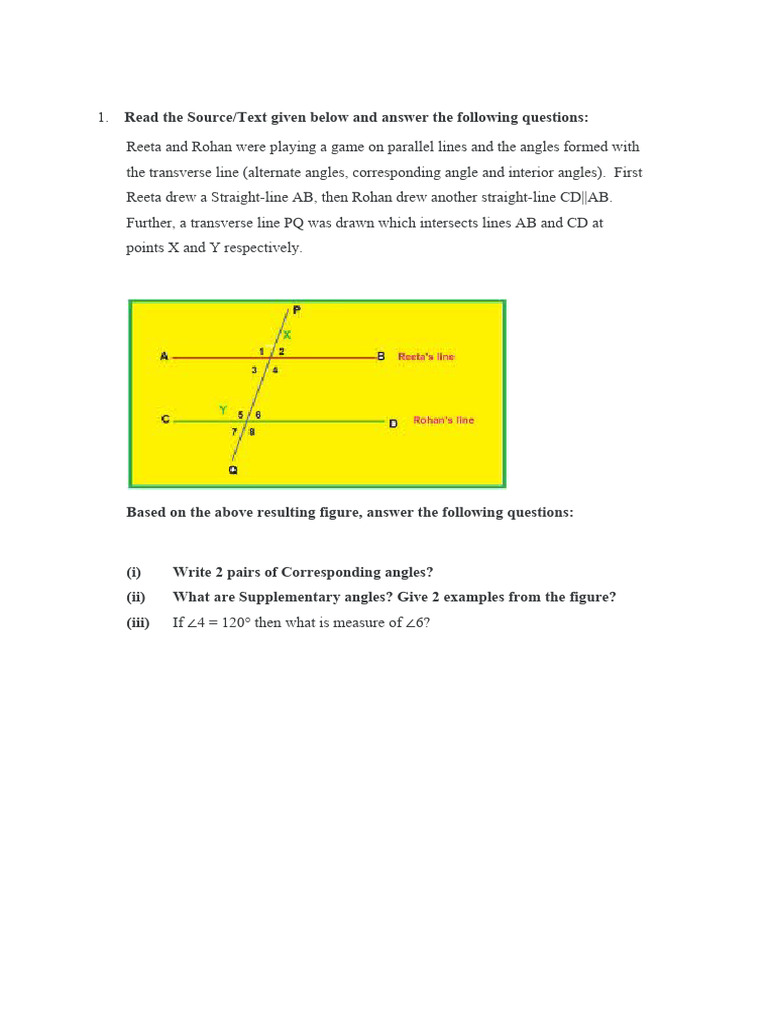 Case Study - Chapter 6 | PDF | Triangle | Angle