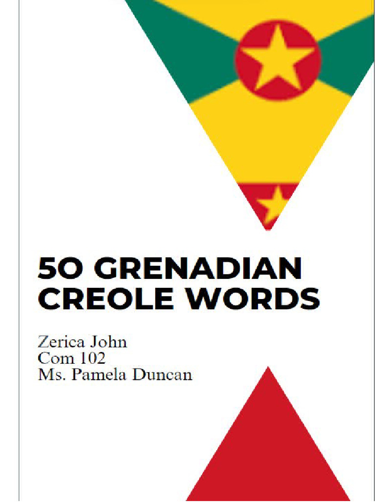 Grenadian Slang and Phrases Guide | PDF | Verb | Adjective